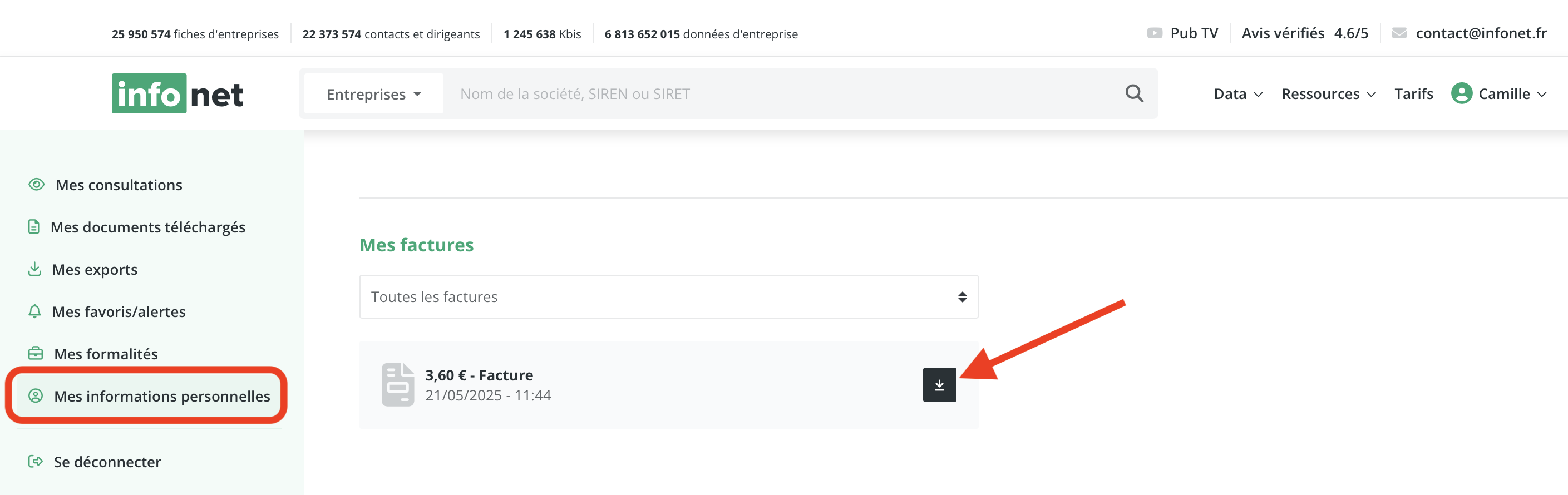 Comment télécharger mes factures ? – Infonet.fr